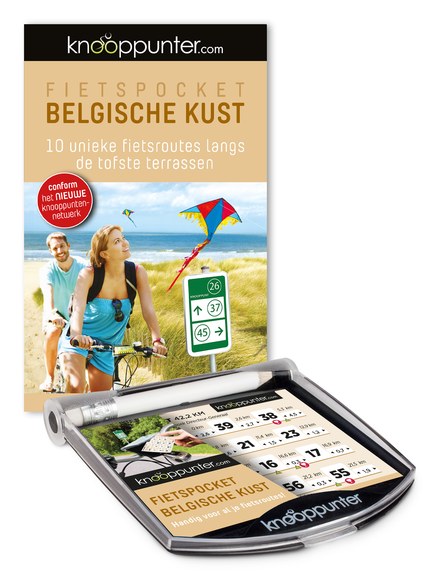 Knooppunter Fietspocket Belgische Kust + Knooppunterhouder | Éditions ...